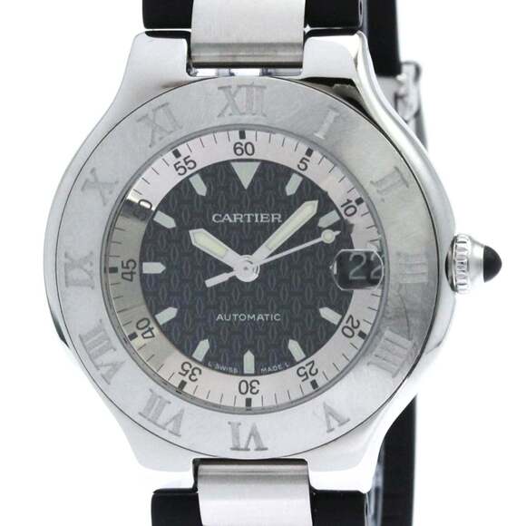 Cartier | Accessories | Cartier Must 2 Autoscaph Steel Automatic Mens ...